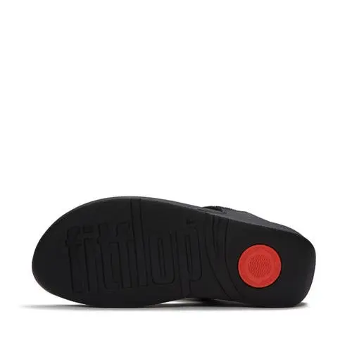 Fitflop Lulu Ombré Crystal Toe-post Sandals - Black