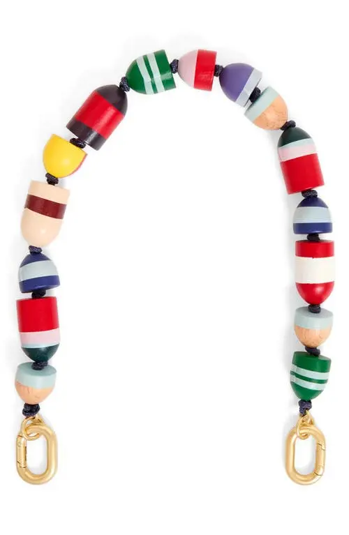 Clare V. Shortie Buoy Beaded Bag Strap - Multi