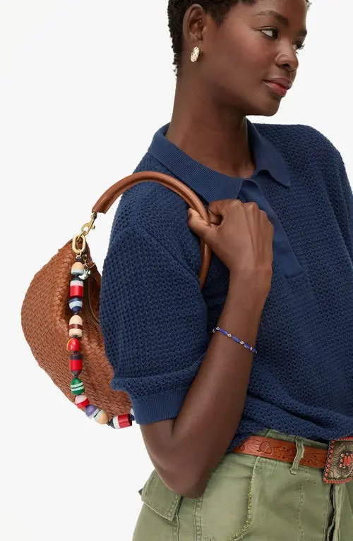 Clare V. Shortie Buoy Beaded Bag Strap