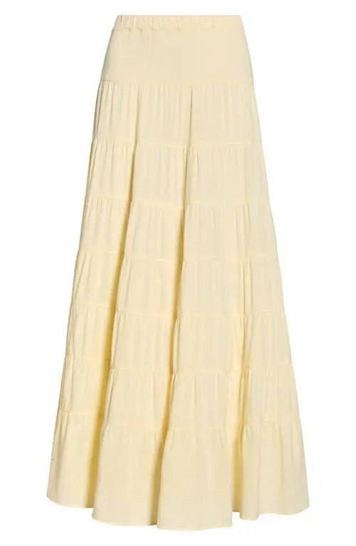 PACSUN Carrie Tiered Maxi Skirt