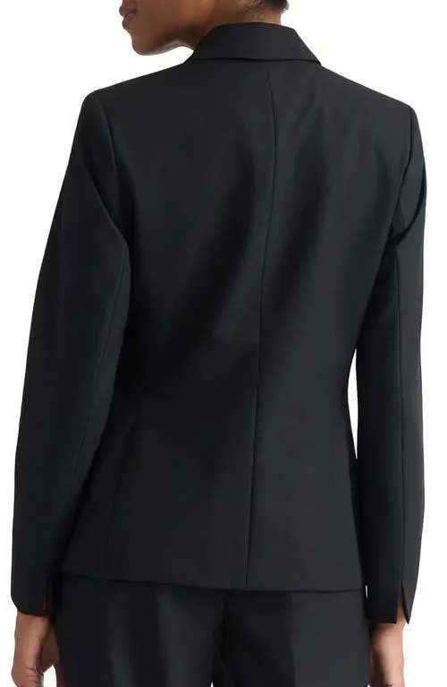 KASPER One-button Jacket - Black