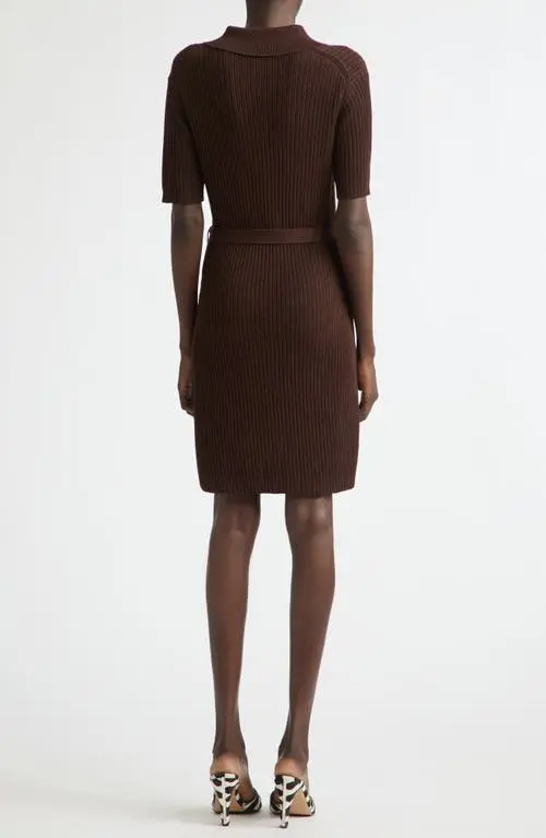 FERRAGAMO Rib Polo Dress
