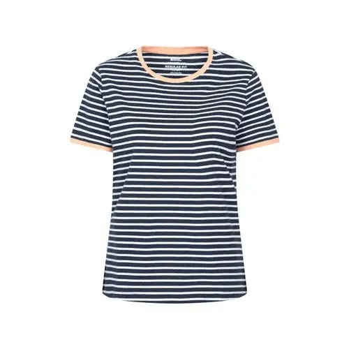 Mountain Warehouse Contrast Striped Ribbed T-shirt - Navy
