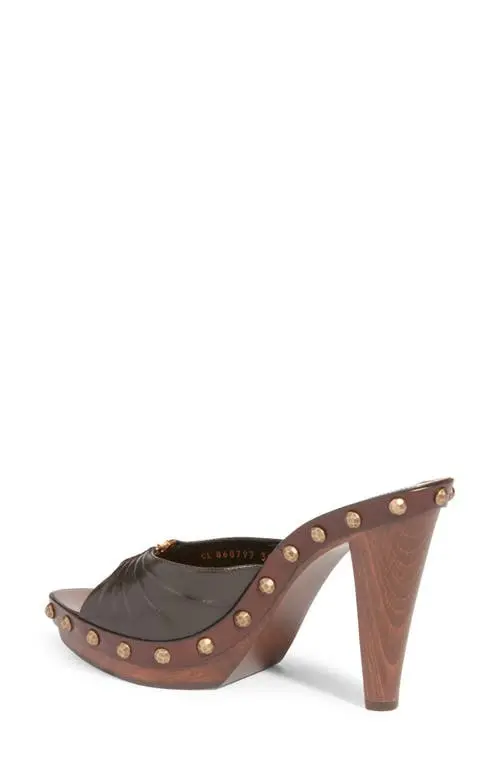 Saint Laurent Babylone Clog Sandal