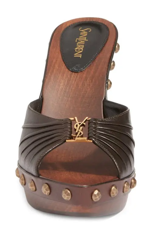 Saint Laurent Babylone Clog Sandal