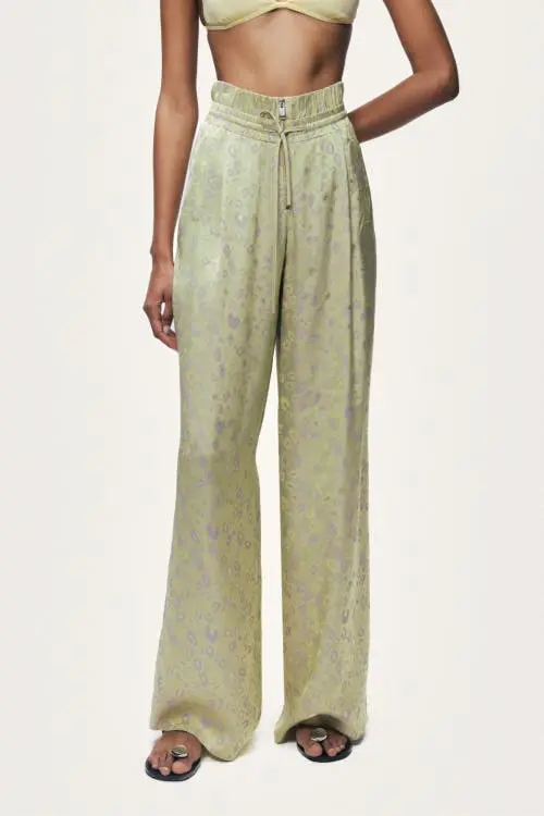 NOCTURNE Printed Wide Leg Trousers