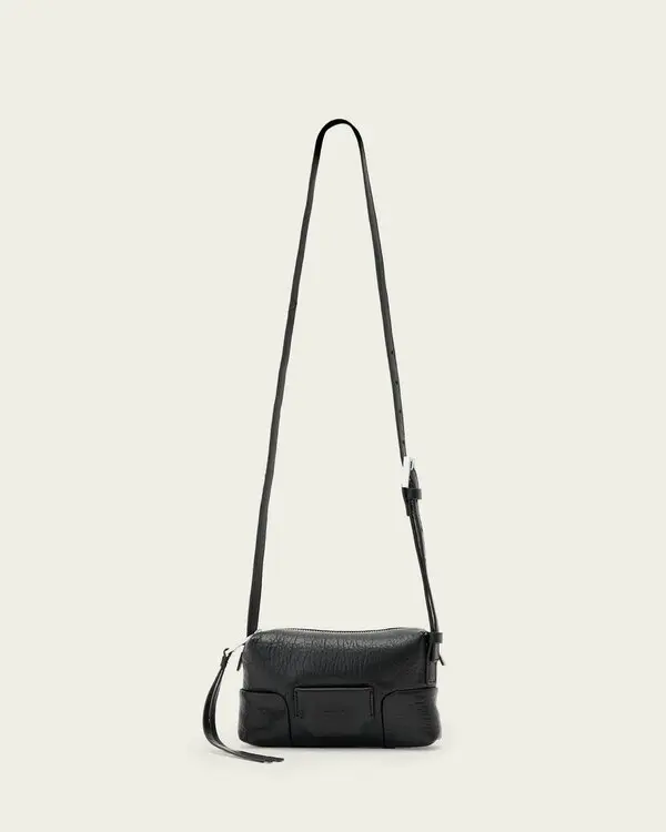 ALLSAINTS Ares Leather Crossbody Bag