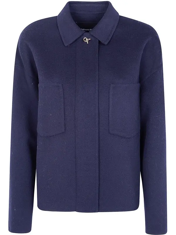 Fabiana Filippi Wool Cropped Jacket
