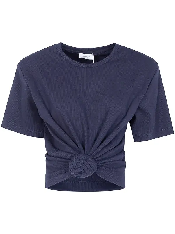 Magda Butrym T-shirt Cropped "twist