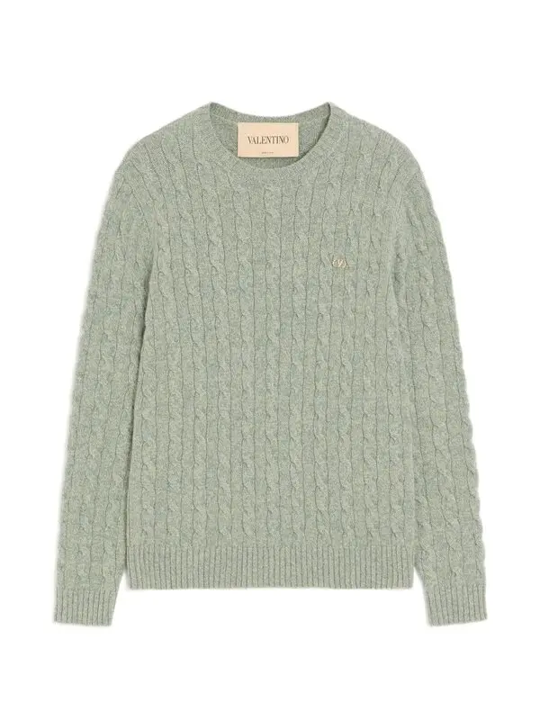 Valentino Garavani Cable Knit Sweater