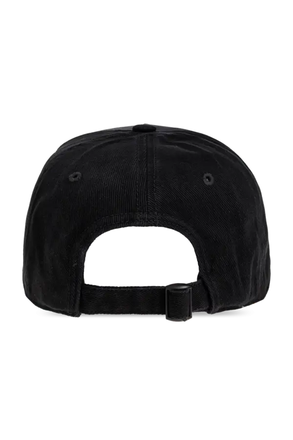 Y3 Cotton Cap With Logo Detail