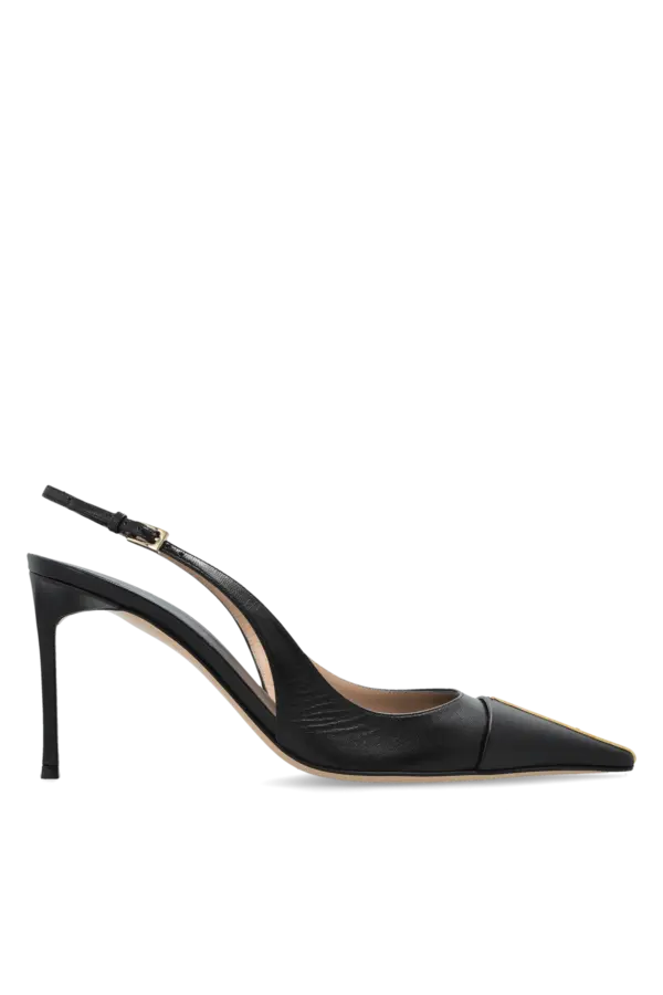 TOM FORD Leather Heeled Shoes - Black