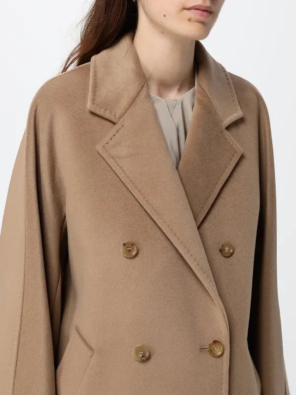 Max Mara Double-breasted Wool Caban Coat - Camel