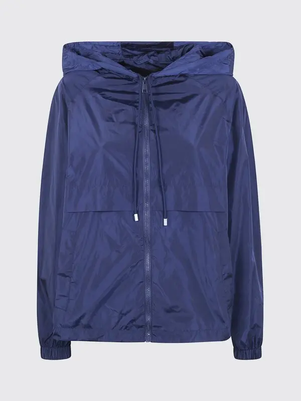 SEMICOUTURE Technical Fabric Hooded Windbreaker Jacket
