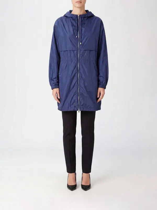SEMICOUTURE Hooded Jacket - Blue