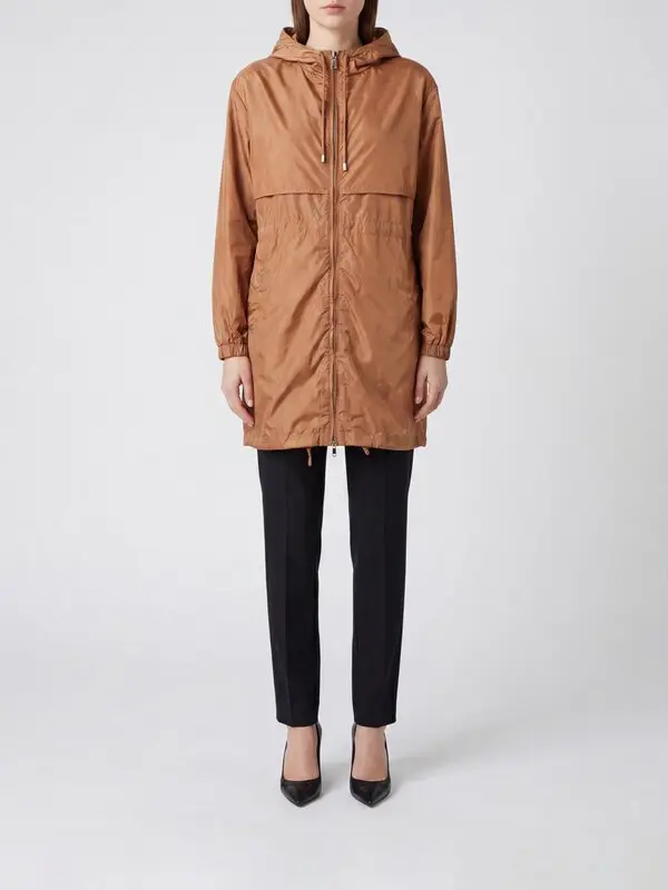 SEMICOUTURE Hooded Jacket - Brown