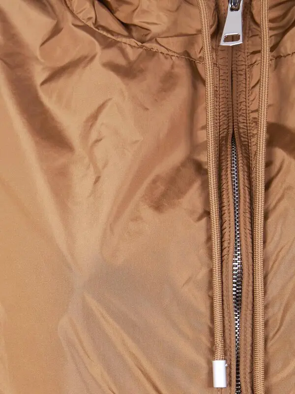 SEMICOUTURE Knee-length Hooded Technical Fabric Parka