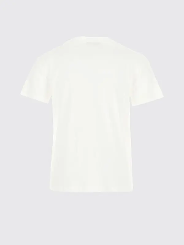 Max Mara Crewneck T-shirt In Cotton Blend - White