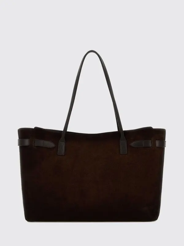 Balenciaga Bel Air Large Calfskin Leather Shoulder Bag - Brown