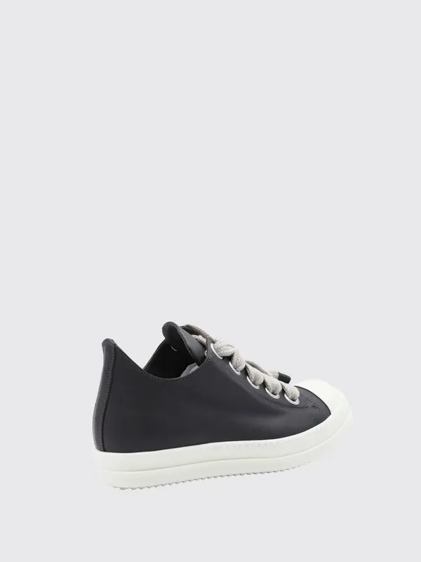 Rick Owens Jumbolace Low-top Sneakers In Smooth Calfskin - Black