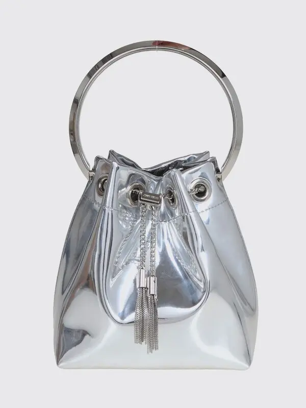 JIMMY CHOO Bucket Bag - Silver