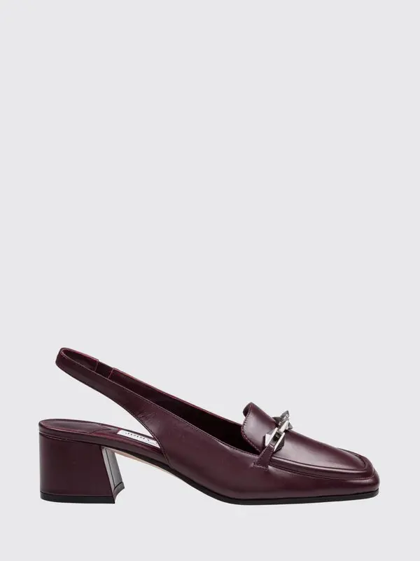 JIMMY CHOO Diamond Tilda Smooth Leather Slingbacks - Biscuit
