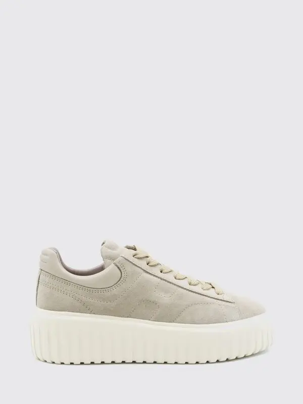 Hogan Suede Platform Sneakers - Beige