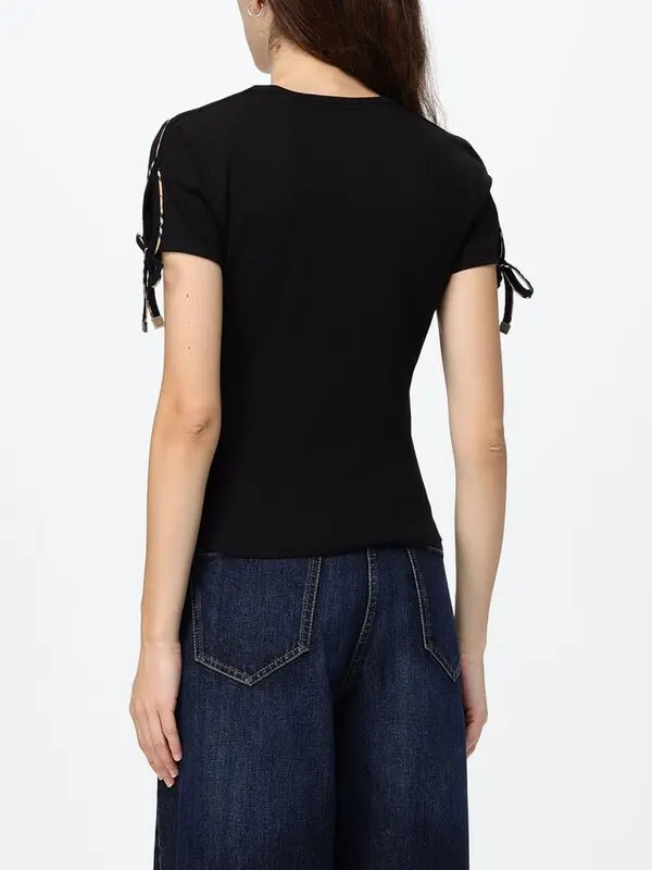 Burberry Slim Fit Cotton T-shirt With Tone-on-tone Ekd Logo