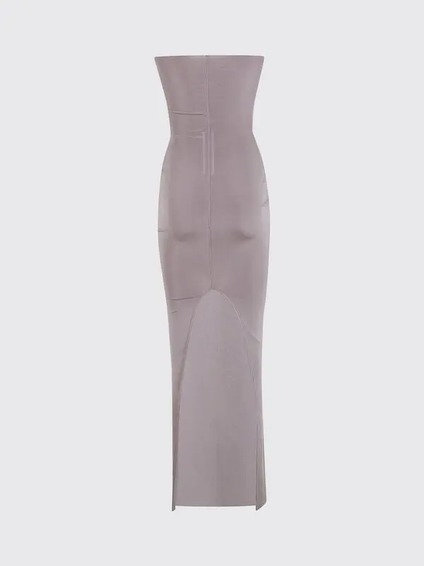 Rick Owens Strapless Maxi Dress - Grey