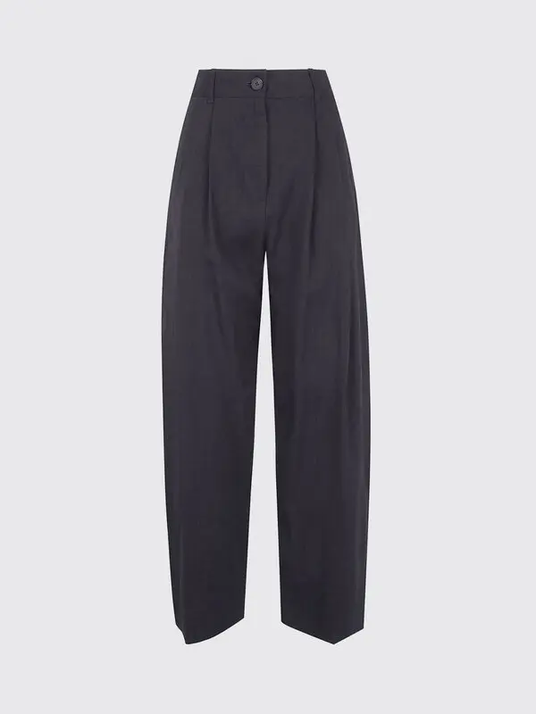 Studio Nicholson Wide Leg Tailored Trousers - Brown