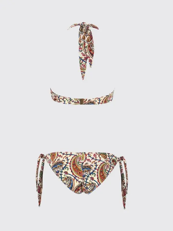 Etro Paisley Print Halterneck Bikini