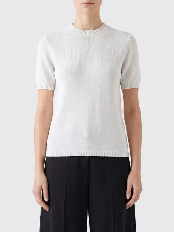 Studio Nicholson Short Sleeve Knit Top - White