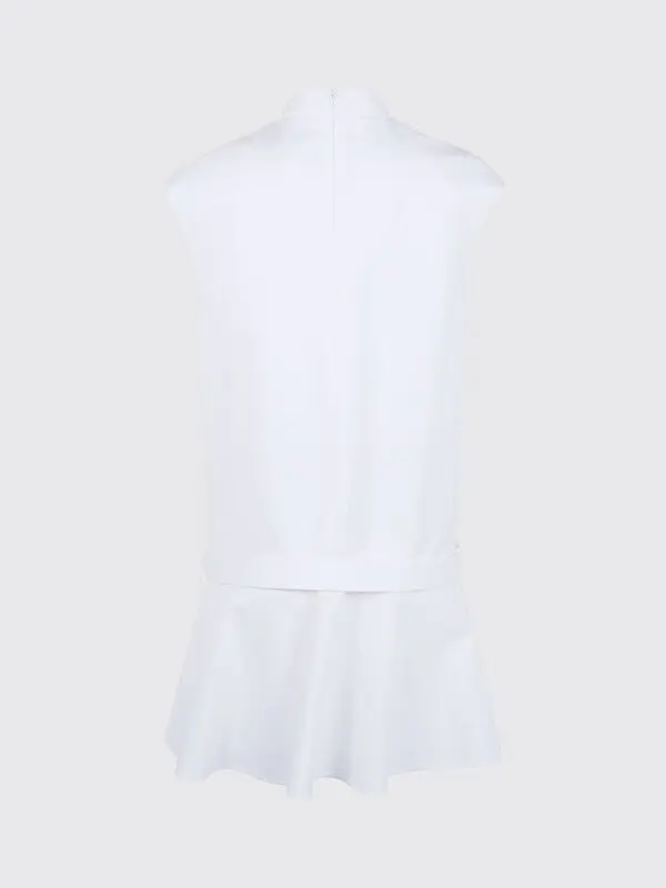 SEMICOUTURE Sleeveless High Neck Dress With Belt