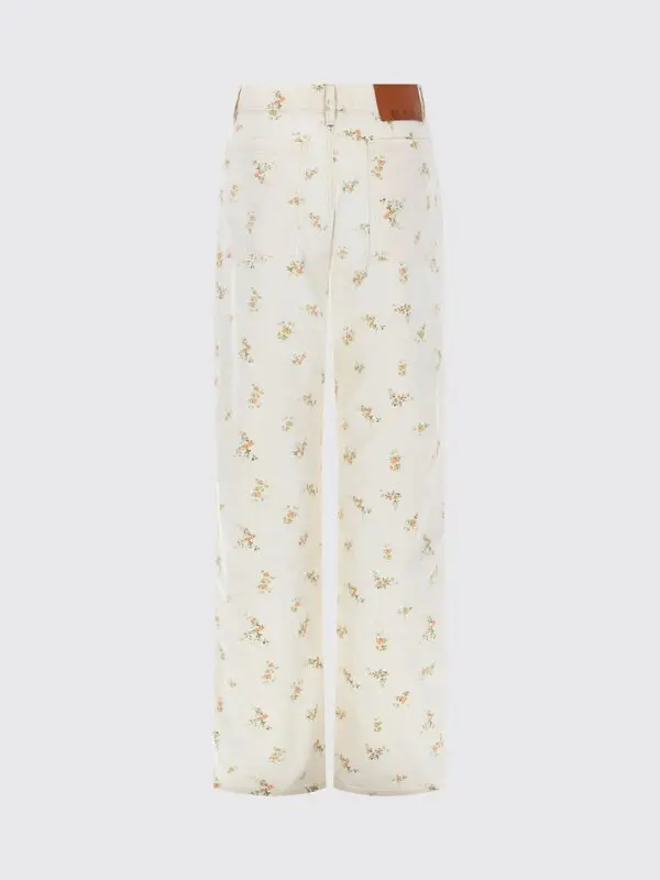 MSGM Floral Print Tailored Trousers