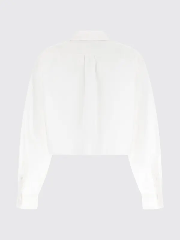Alexander Wang Long-sleeved Stretch-cotton Shirt - White