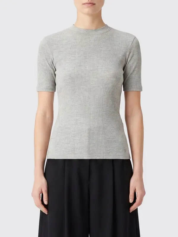 Loulou De Saison Ribbed Mock Neck T-shirt