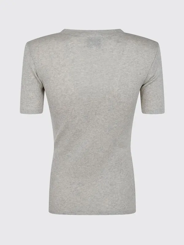 Loulou De Saison Ribbed Mock Neck T-shirt
