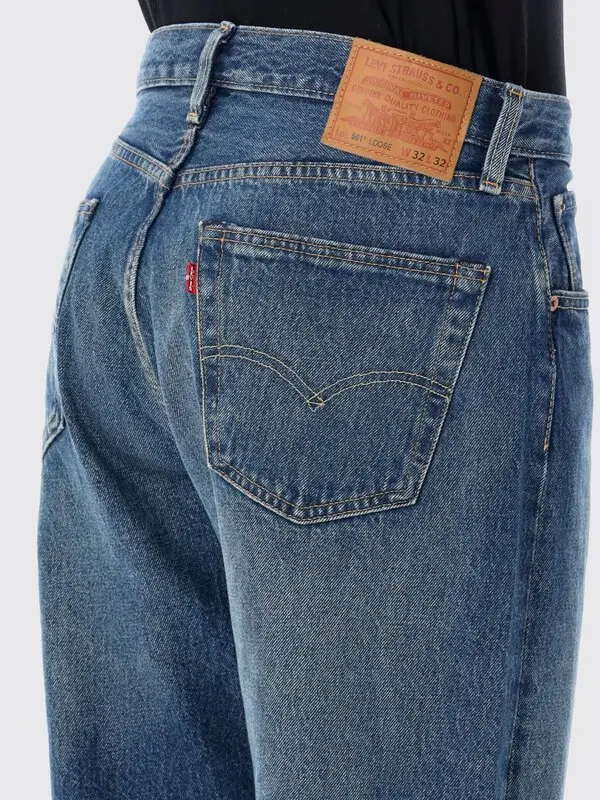 LEVI'S 501 Wide Leg Denim Jeans - Blue 1