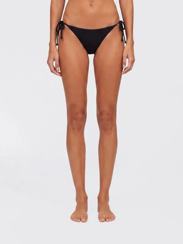 DIESEL® Slim Fit Polyamide Bikini Bottoms - Black