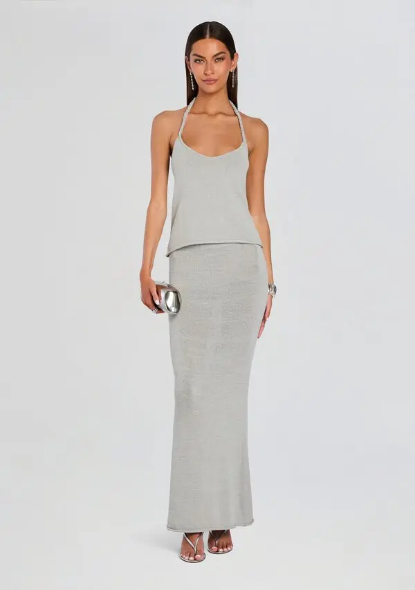 SEROYA Kora Knit Maxi Skirt
