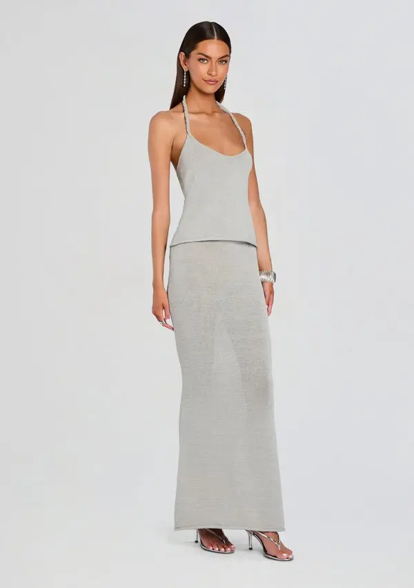 SEROYA Kora Knit Maxi Skirt