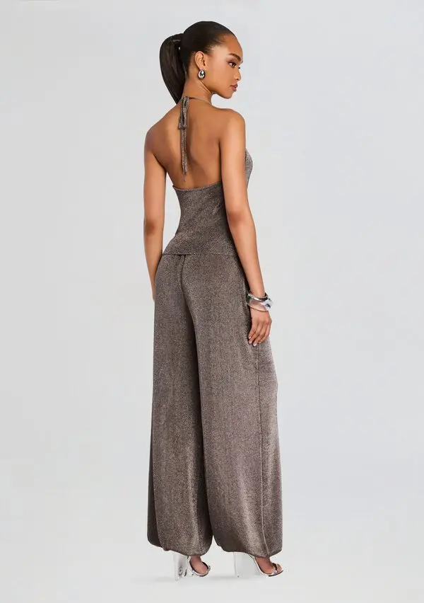 SEROYA Esmerelda Metallic Knit Top