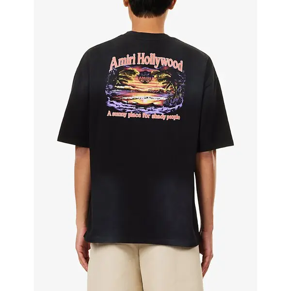 Amiri Sunny Place Graphic Skate Cotton-jersey T-shirt