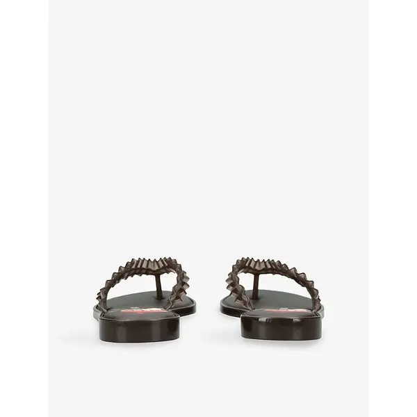 GANNI X Melissa Branded Pvc Flip-flops