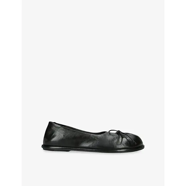 Officine Creative Fontayne 011 Leather Ballet Flats - Black