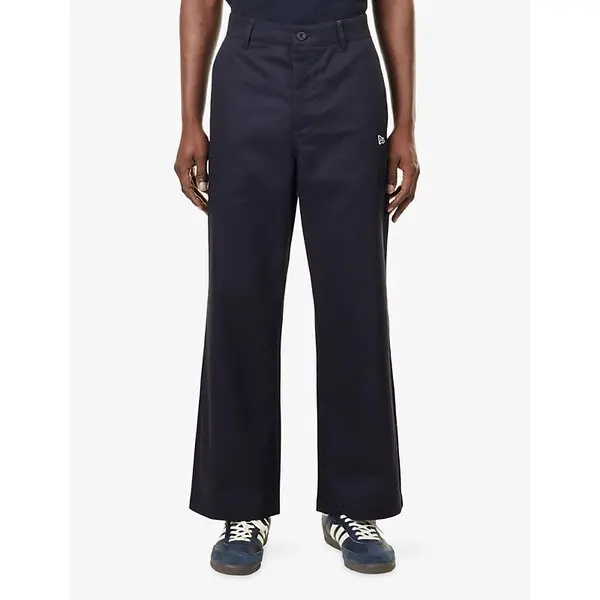 New Era La Dodgers Mlb Embroidered Cotton Chino Trousers