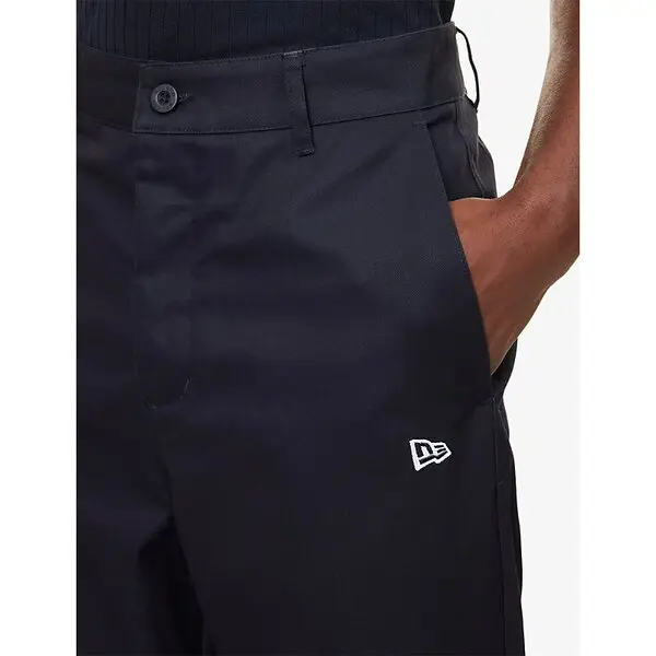 New Era La Dodgers Mlb Embroidered Cotton Chino Trousers