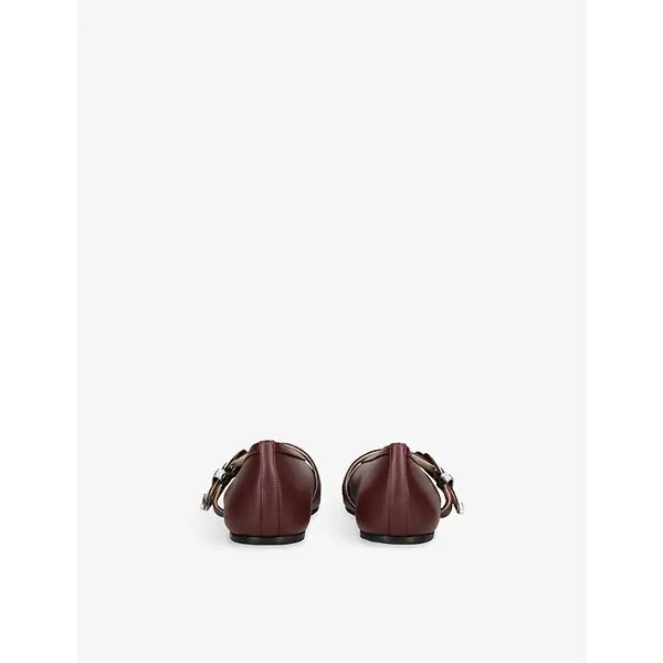 Le Monde Beryl Claudie Leather Ballet Flats