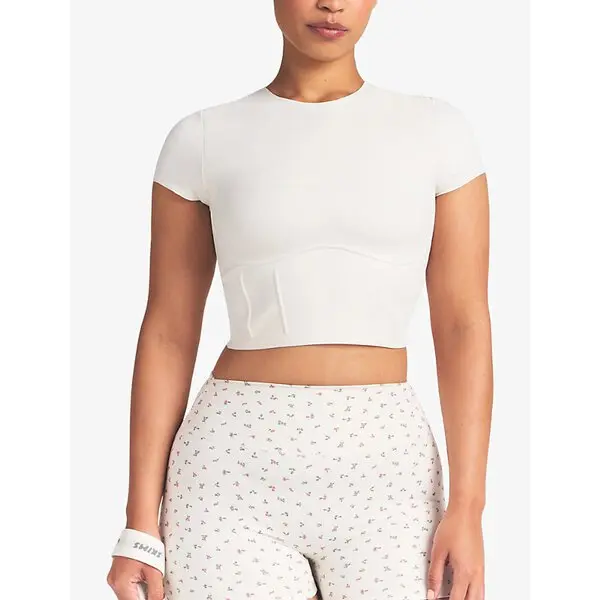 NIKESKIMS Matte Corset Cropped Studio Top Xxl