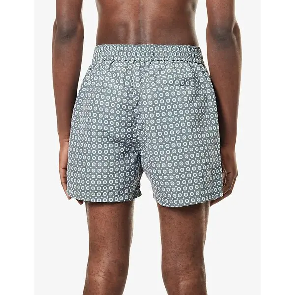 ARNE Mosaic Print Swim Shorts